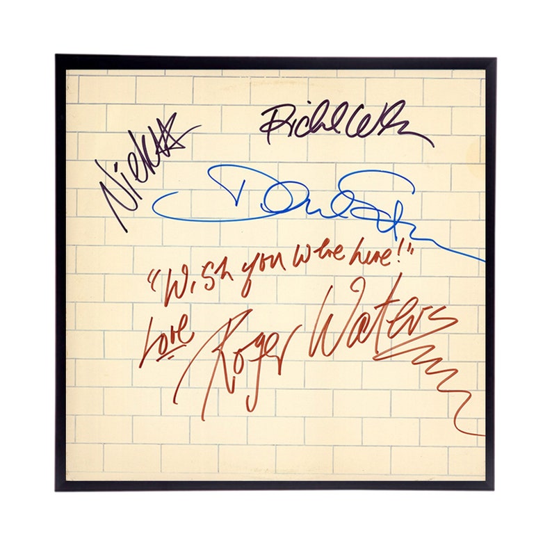 Pink Floyd Autographed Album Cover Reprints - Etsy