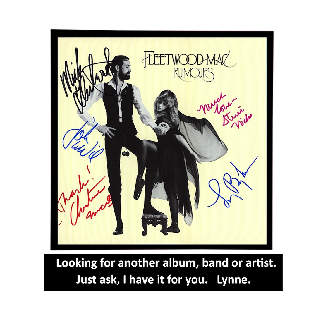 Order by 12/19, Guaranteed by 12/23 Fleetwood Mac Autographed Album ...