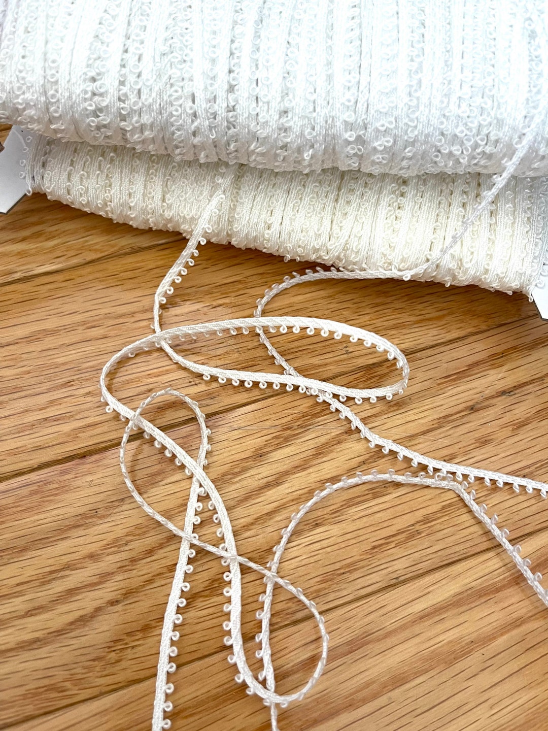 Looped Edge Lace (10 Yds) Loops of Lace, Filigree Light Lace, Elegant ...