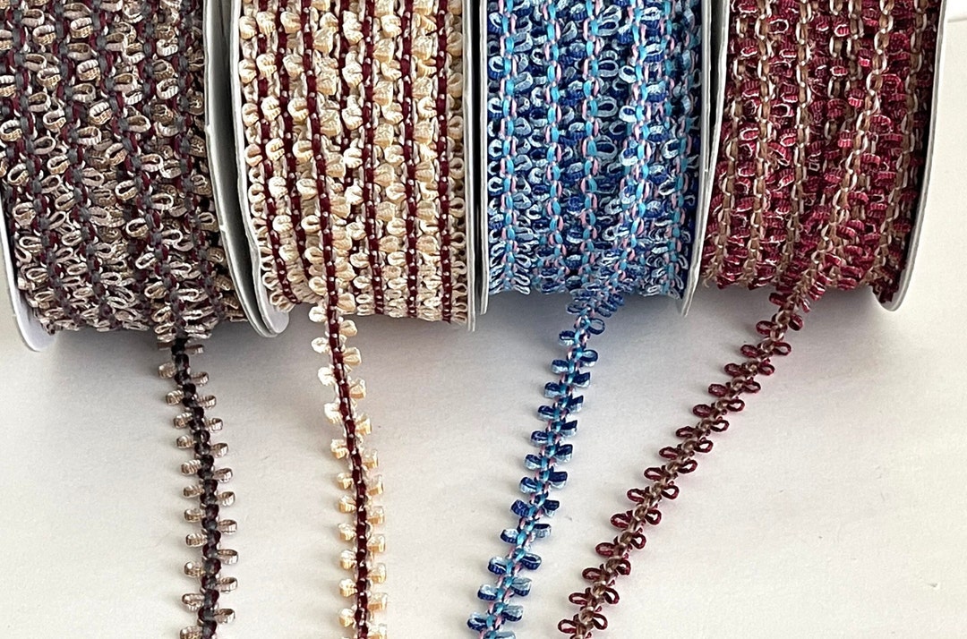 SPOOL 36 Yards Vintage Double Loop Passementrie Chain Ribbon Trim ...