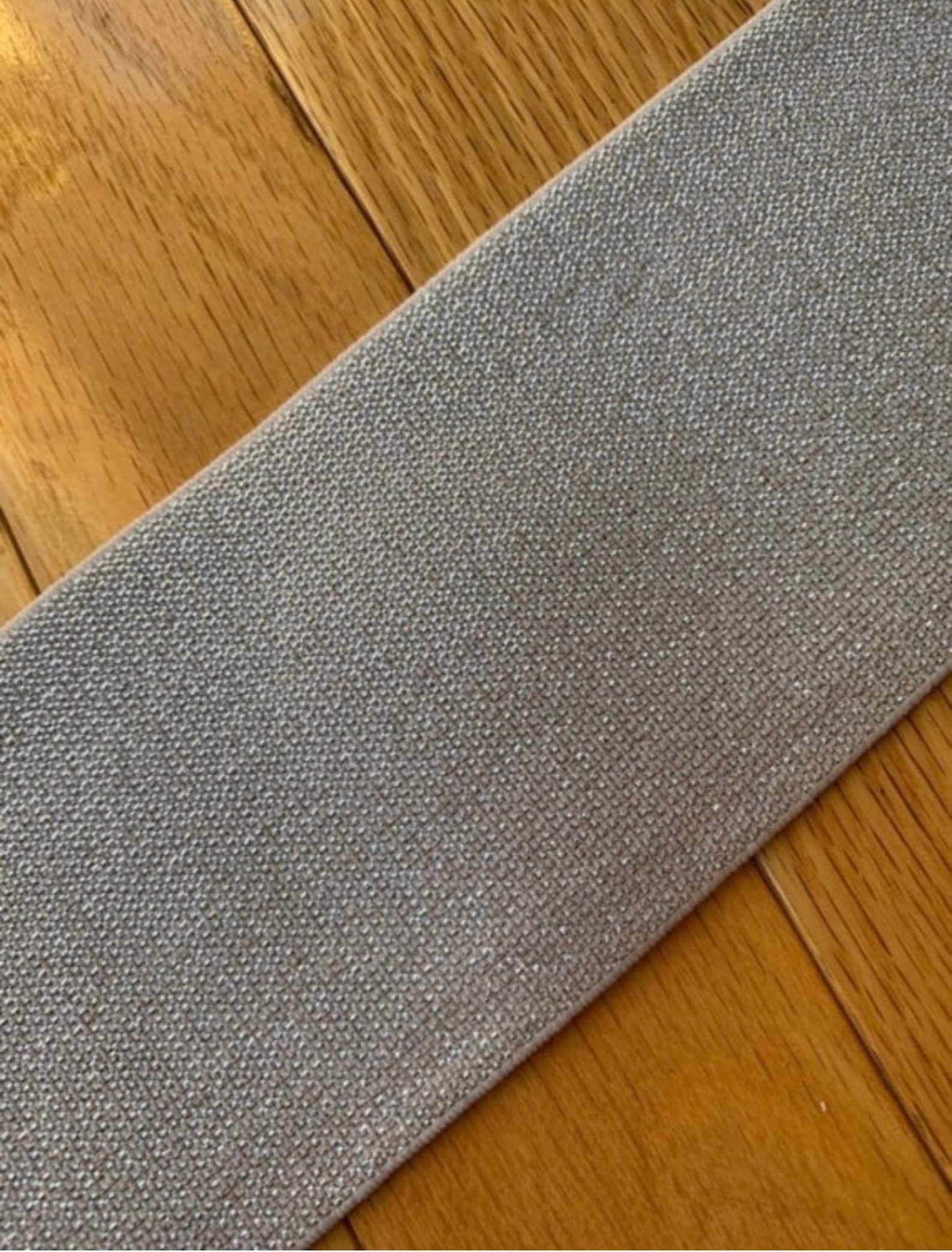 3" Stretch Silver Metallic White Stretch Wide Durable Elastic Band Trim ...