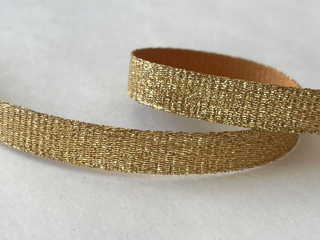 Metallic Gold Grosgrain Ribbon, High Quality Gold Ribbon Tape Trim ...