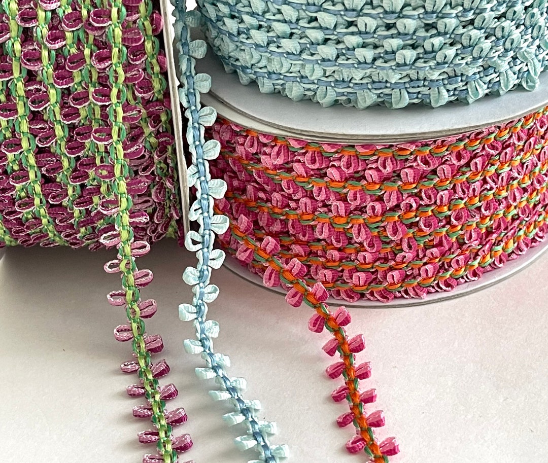 SPOOL 36 Yards Vintage Double Loop Passementrie Chain Ribbon Trim ...