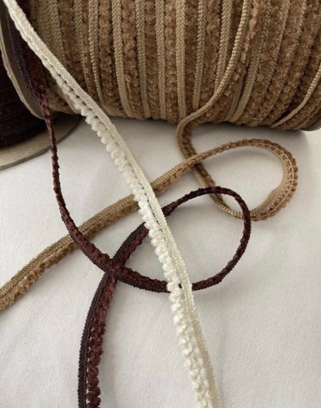 2 YARDS Vintage Chenille Soft Stretch Chenille Novelty Soft Stretch ...