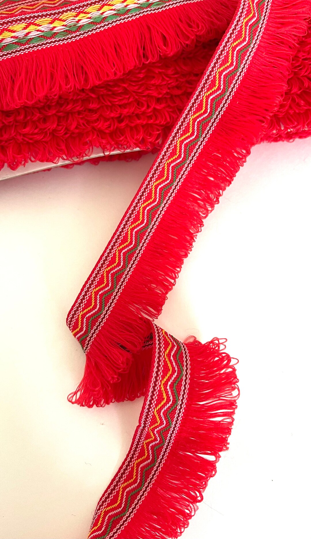 1 1/4" Vintage Western, Ethnic, Boho Sticthed Border , Western, Boho ...