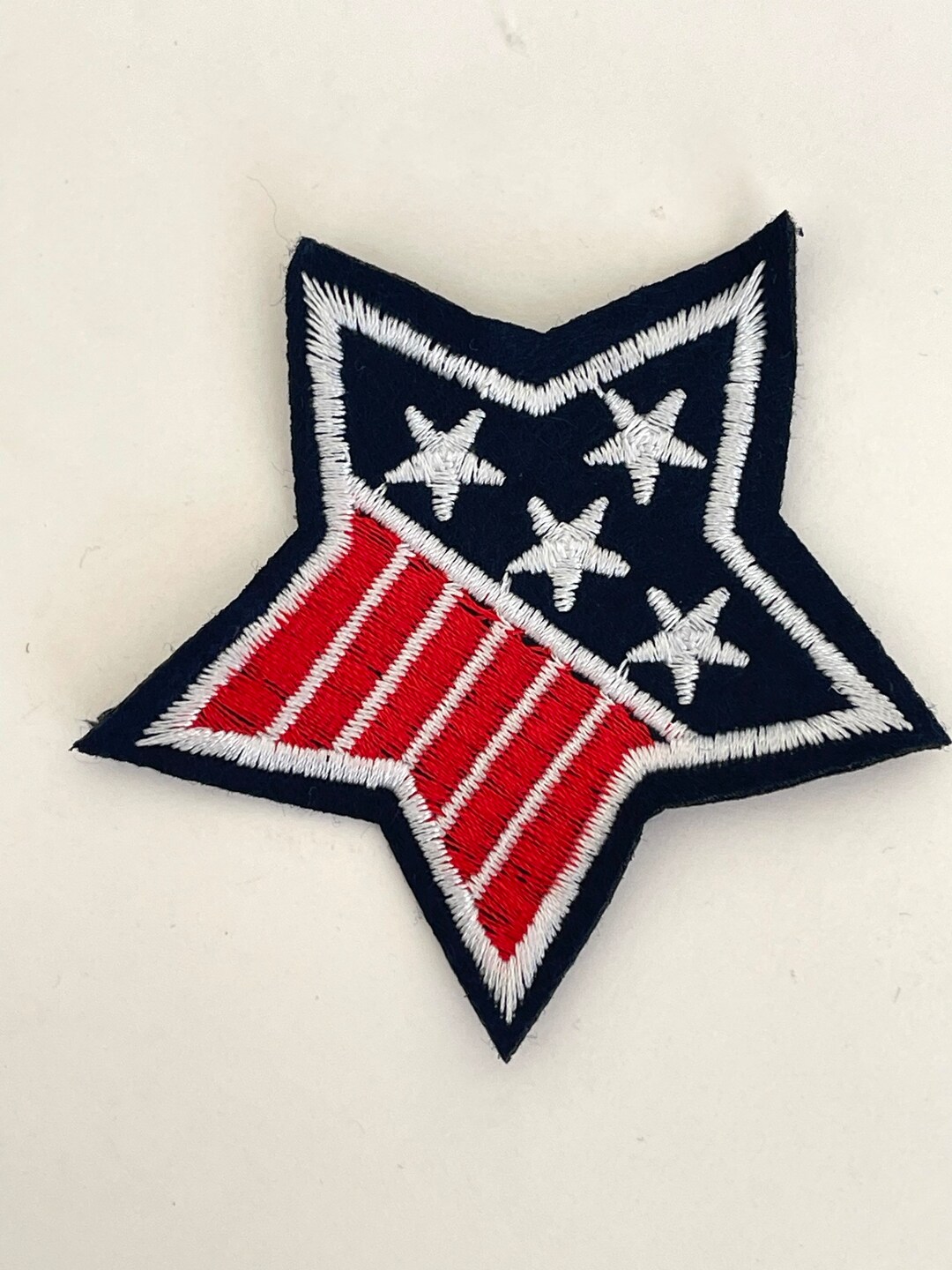 2 EACH Star Red White Blue Patriotic Stars & Stripes, America, Applique ...