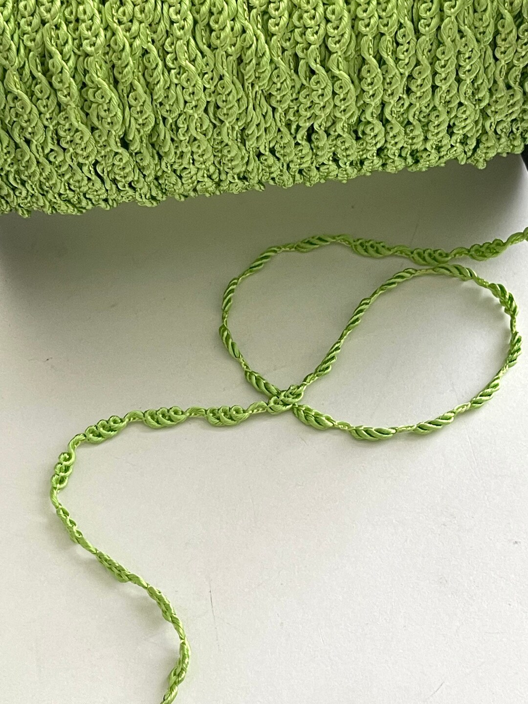 Vintage Satin Twist, Scroll Braided Reversible Novelty, Crafting Trim ...