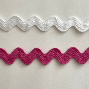 5-YARDS Vintage Cotton Ric Rac Novelty Zig Zag Trim - 5 Yards - Many ...