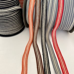 14mm Vintage French Knit Rib Stripe Trim, Made in France, Vintage Trim ...