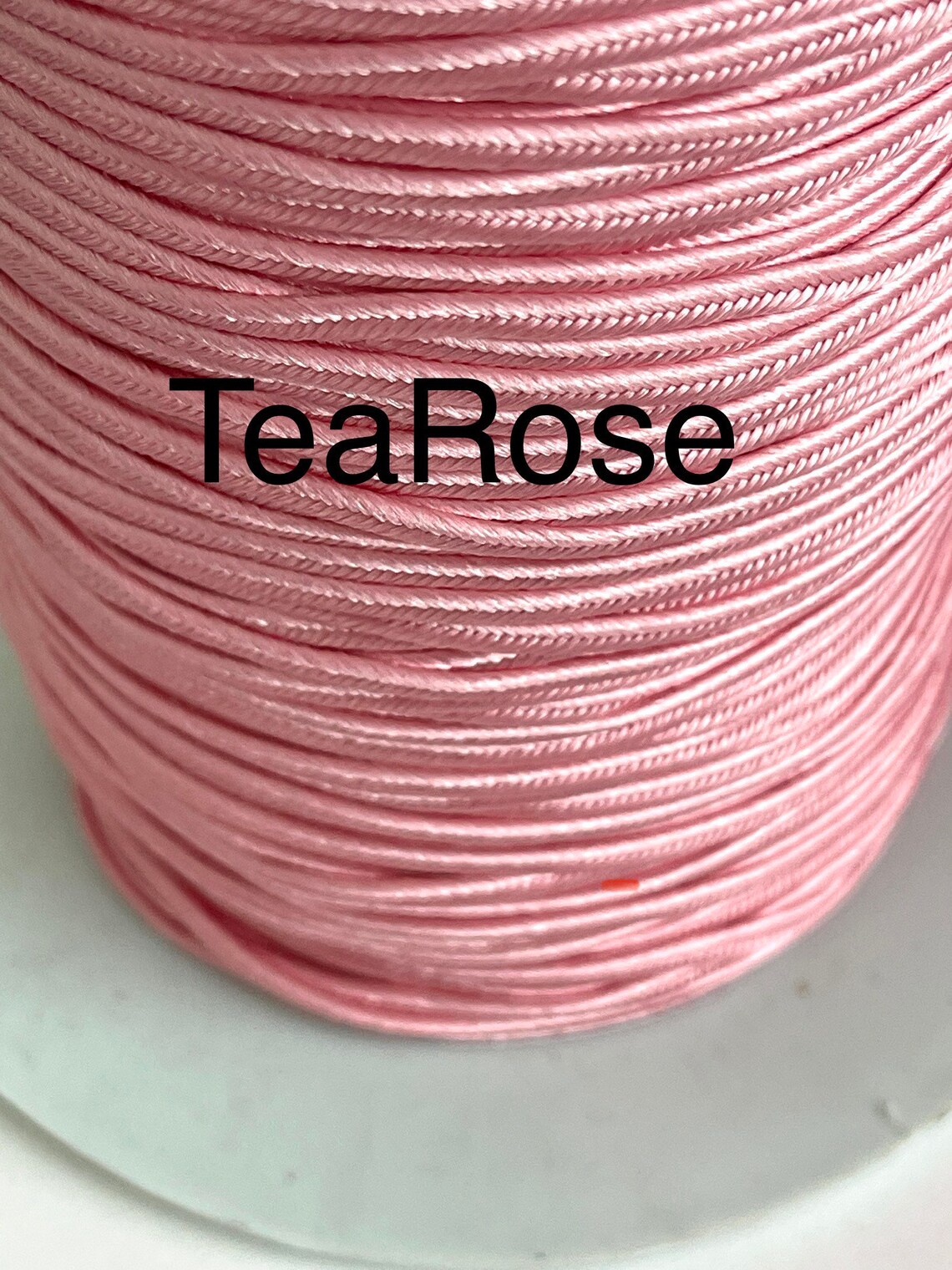 5 Yards-soutache Tearose, Powder Pink Soft Vintage Rayon Soutache Rope ...