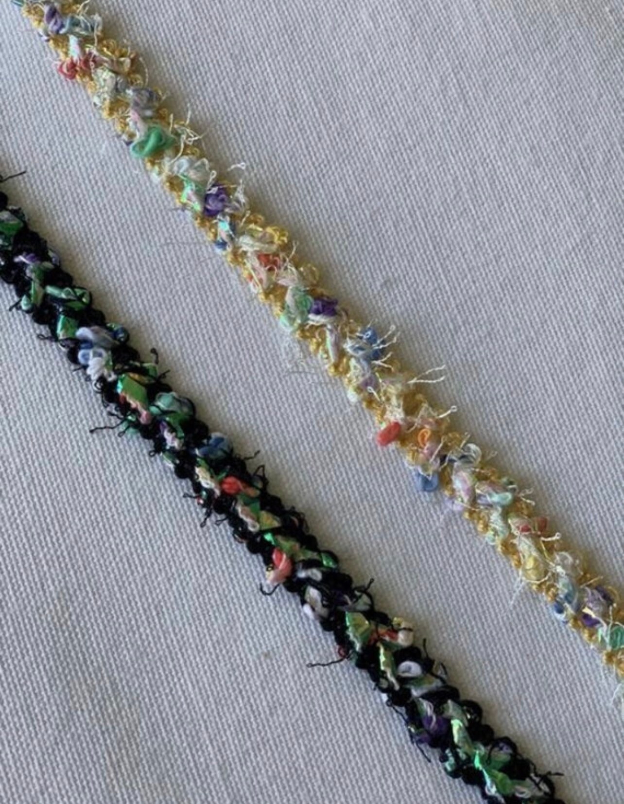 1/2 Vintage Metallic Funfetti Iridescent Feather Edge - Etsy