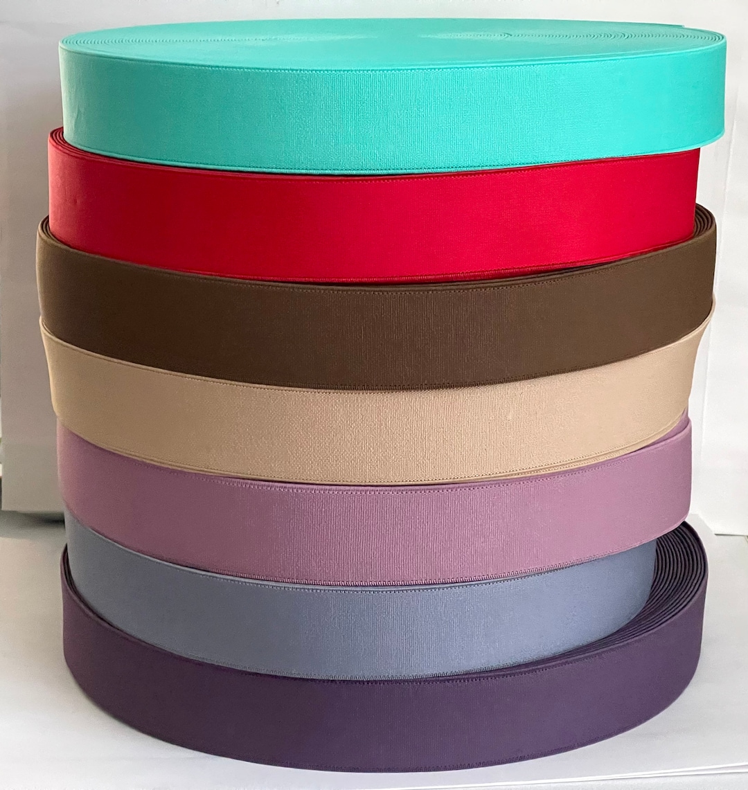 1 1/2" QUALITY STRETCH Elastic Band Soft Stretch Elastic Webbing Strap ...