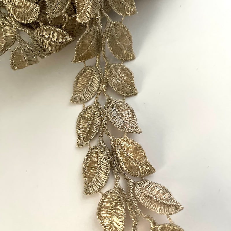 Gold Leaf Trim - Etsy