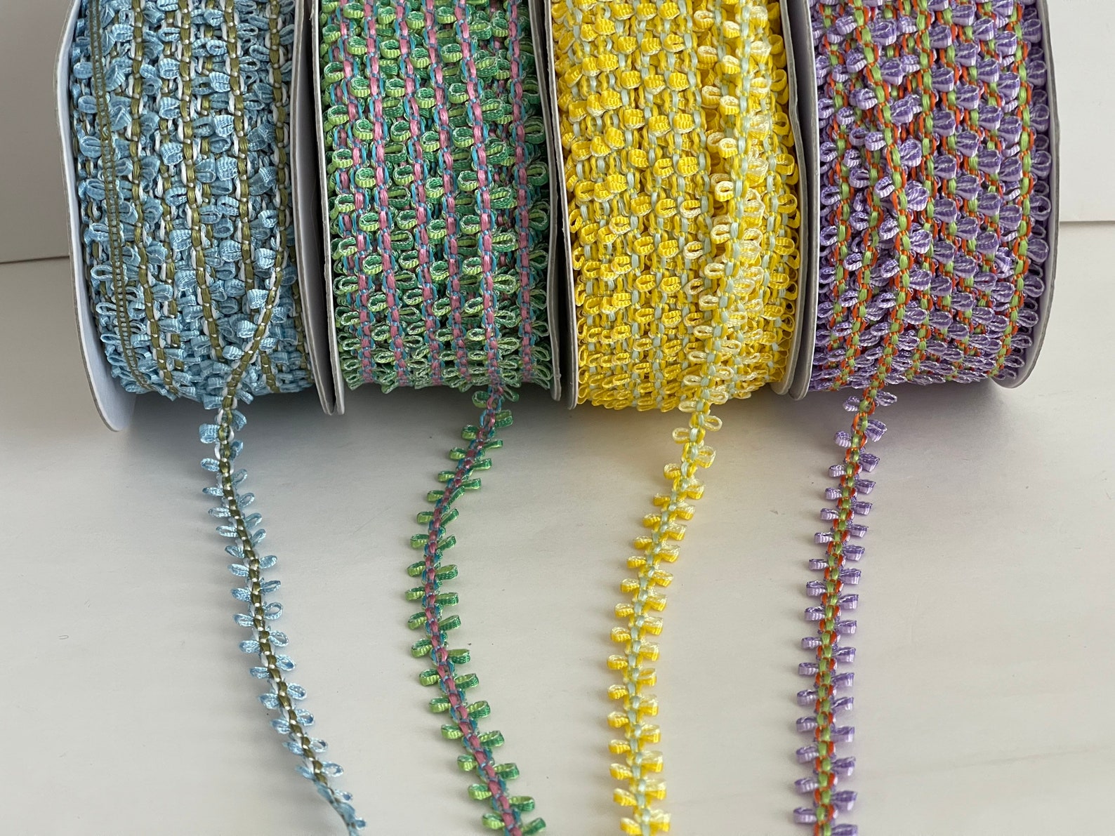 SPOOL 36 Yards Vintage Double Loop Passementrie Chain Ribbon - Etsy