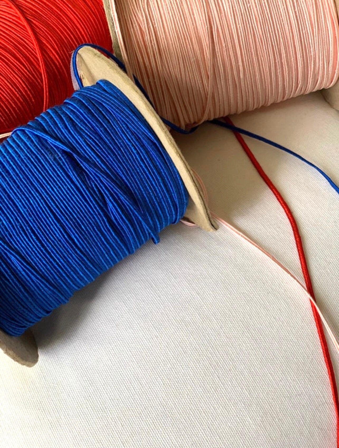 5 Yds-vintage Soutache Royal, Soft Pink, Red Soft Soutache Rope Cord ...