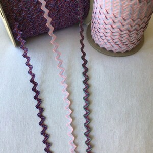 1.00 YARDSALE 2yds 1/4 Mini Ombre' Ric Racribbon Tape, Zigzag Ribbon ...
