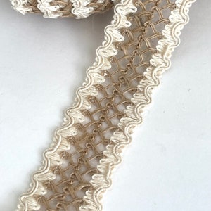 Natural Jute Flat Braid, Scroll Braided Natural True Jute Braid, Ribbon ...