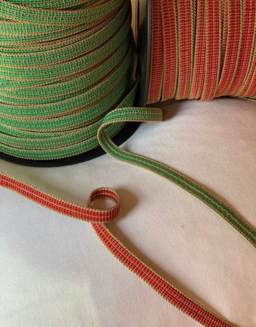 2-yards Metallic Flat Chain Soft Wire Mesh Sturdy Twist Braid Ribbon ...