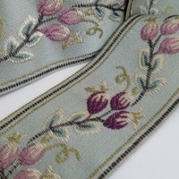 Embroidered Ribbon - Etsy