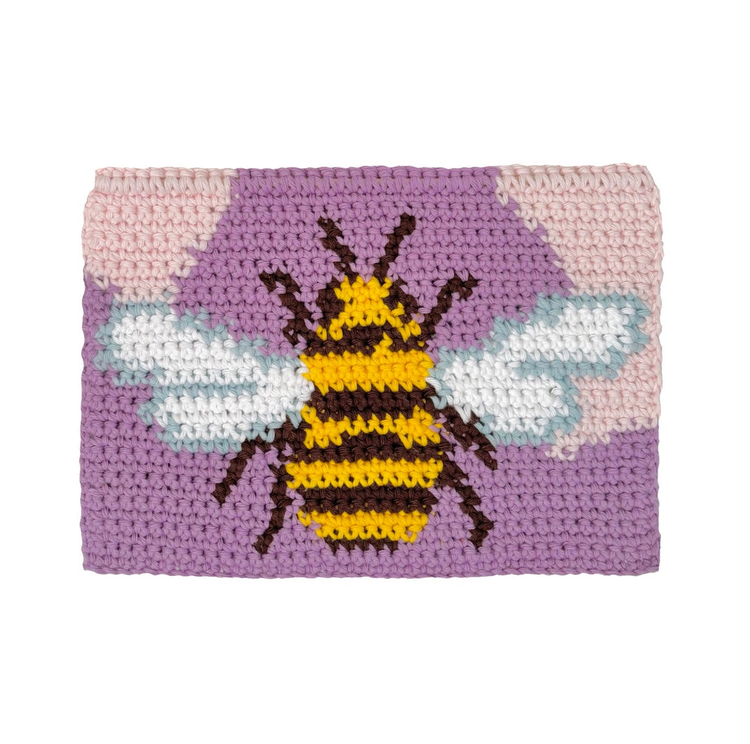 The Bumble Bee Crochet Tapestry PATTERN Pdf, Wall Hanging, Diy Insect ...