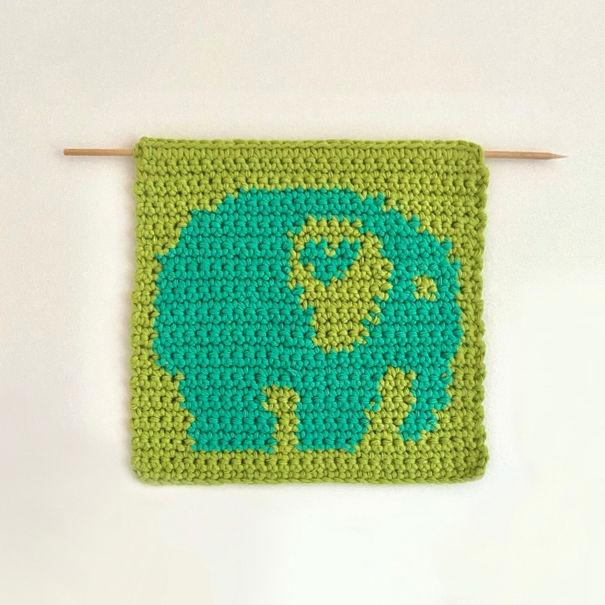 Ellie the Elephant Crochet Tapestry PATTERN (PDF), DIY Wall Hanging - Etsy