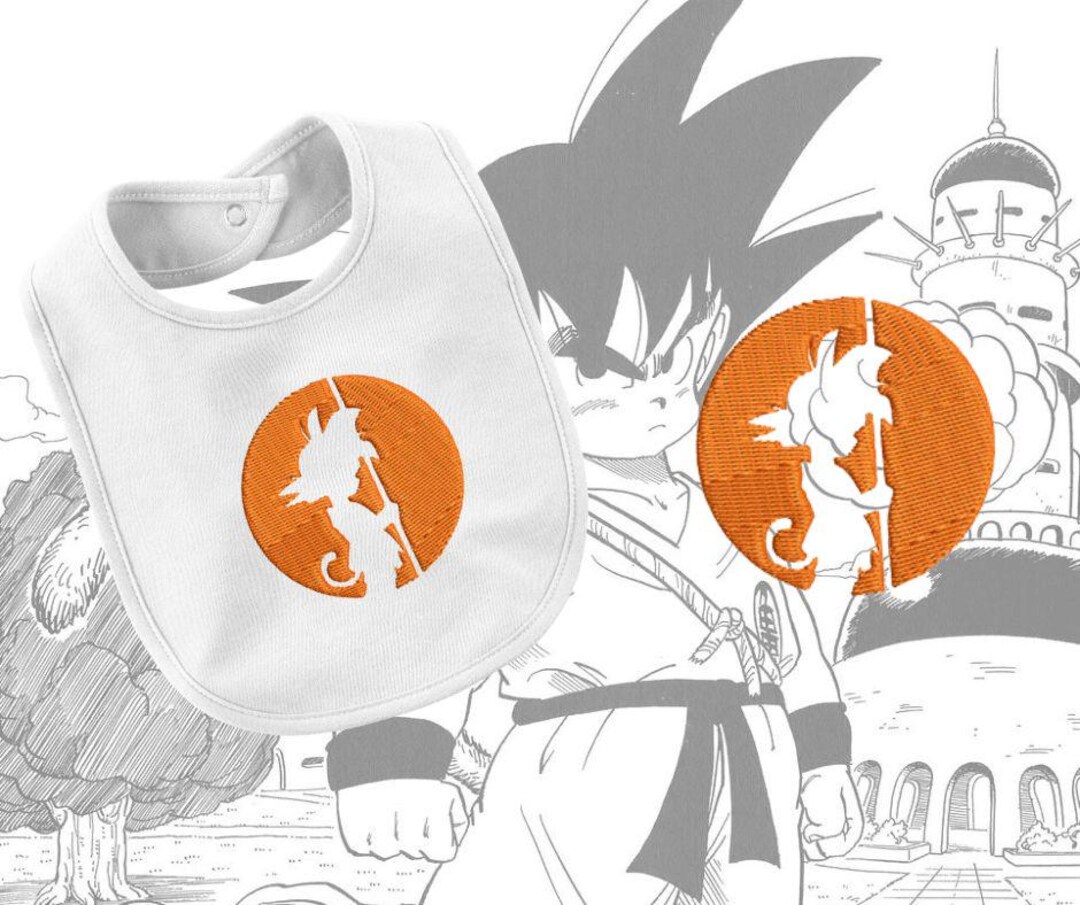 Anime Themed Baby Bib Cute Anime Character Design Soft Cotton Infant ...