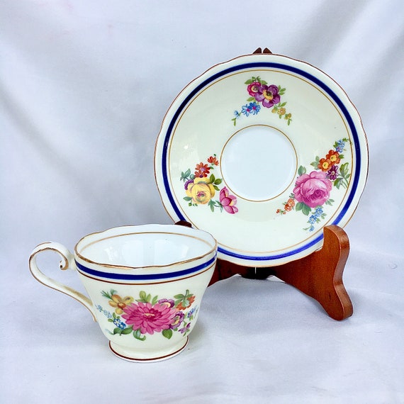 Tea Cups & Sets Drinkware Vintage Aynsley Bone China England Claridge ...
