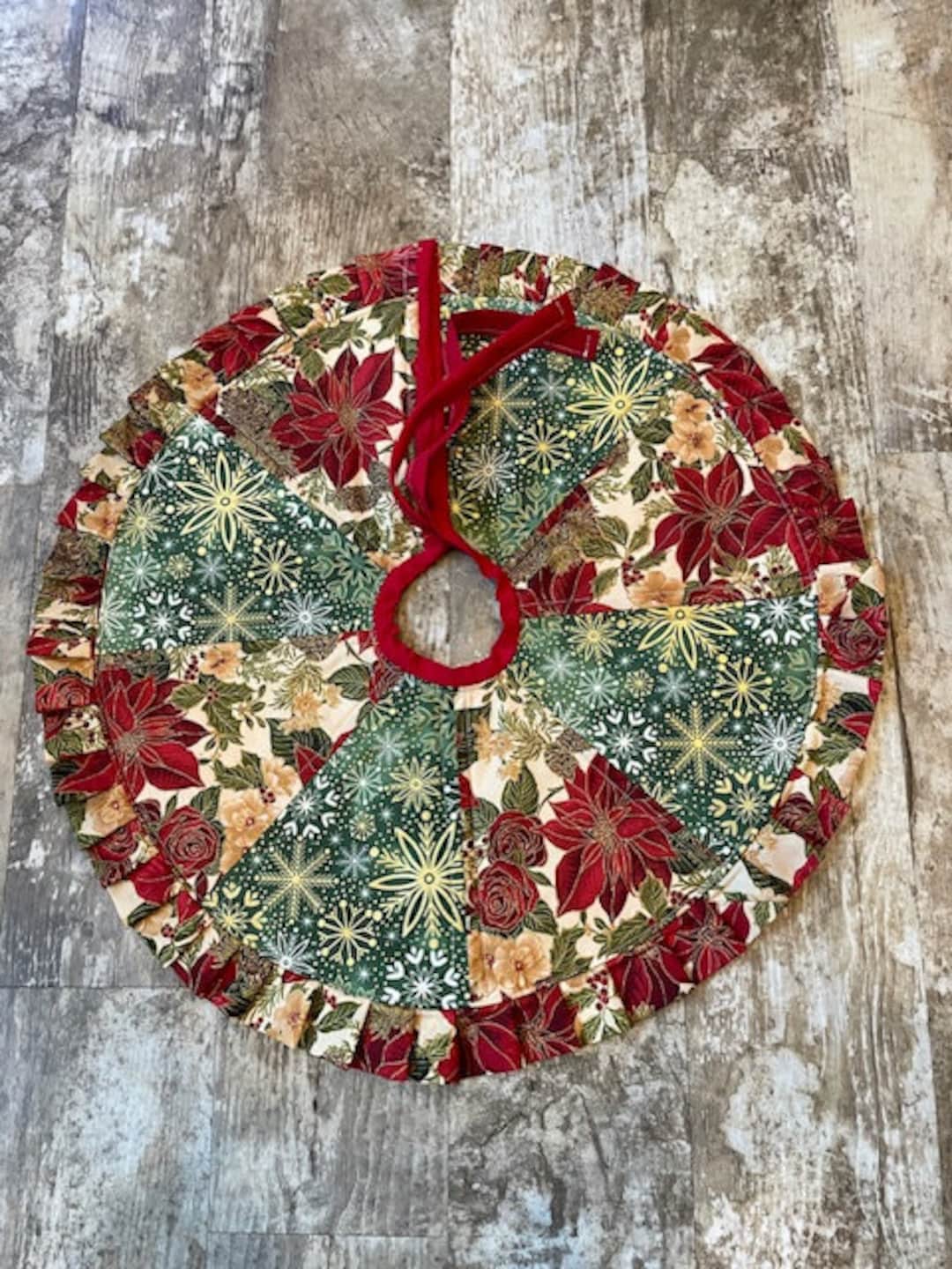 Mini Tree Skirt, Mini Christmas Tree Skirt, Christmas Tree Skirt, 22 ...