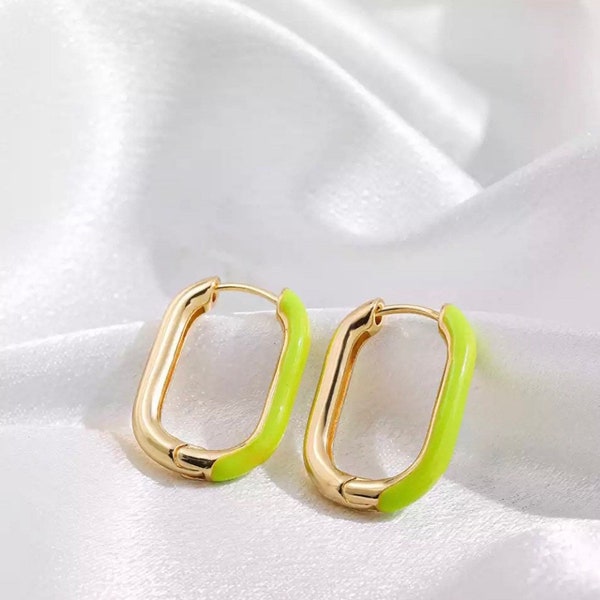 Neon Earrings - Etsy