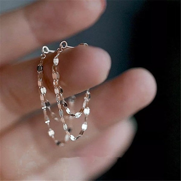 Chain Drop Earrings - Etsy
