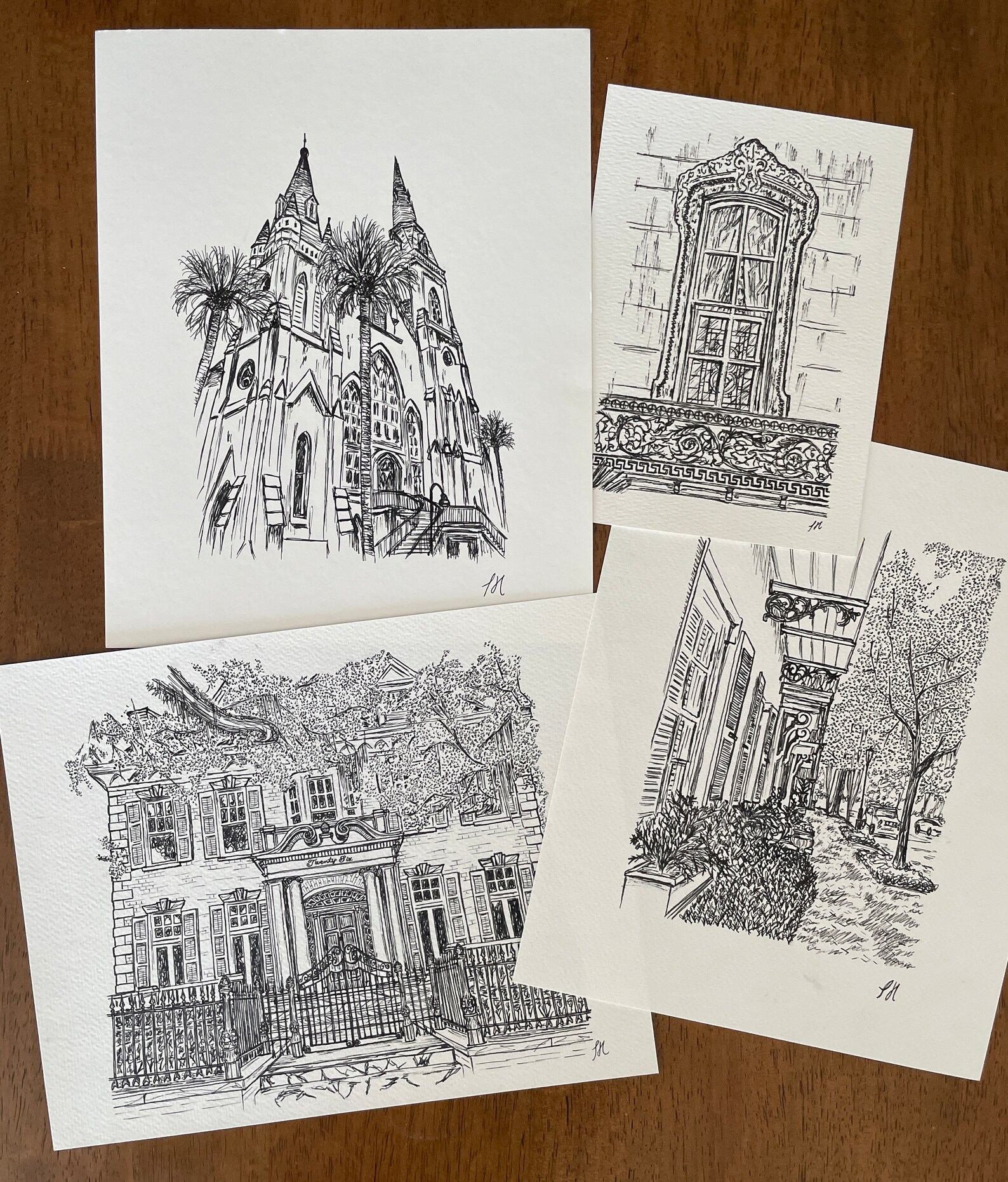 Gordon St. Window Line Drawing Art Print - Etsy