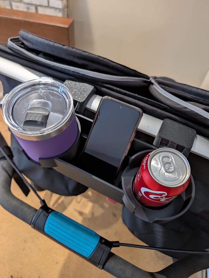 Cell Phone and Double Cup Holder for Thule Stroller - Etsy