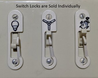 2x Light Switch Lock, Two Pack, Light Switch Guard, Switch Protector ...