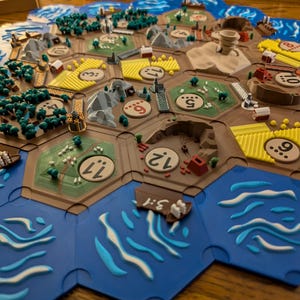 3D Printed Magnetic Catan and Storage Case (up to 6 Players) - Etsy