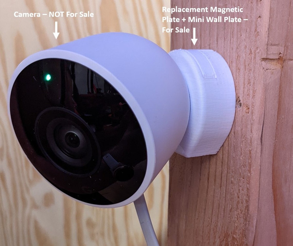 Google Nest Camera Outdoorwired Magnetic Plate and Mini Wall - Etsy