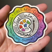 Art Sticker Pack Color Wheel Sticker Easel Sticker Heart of Art ...