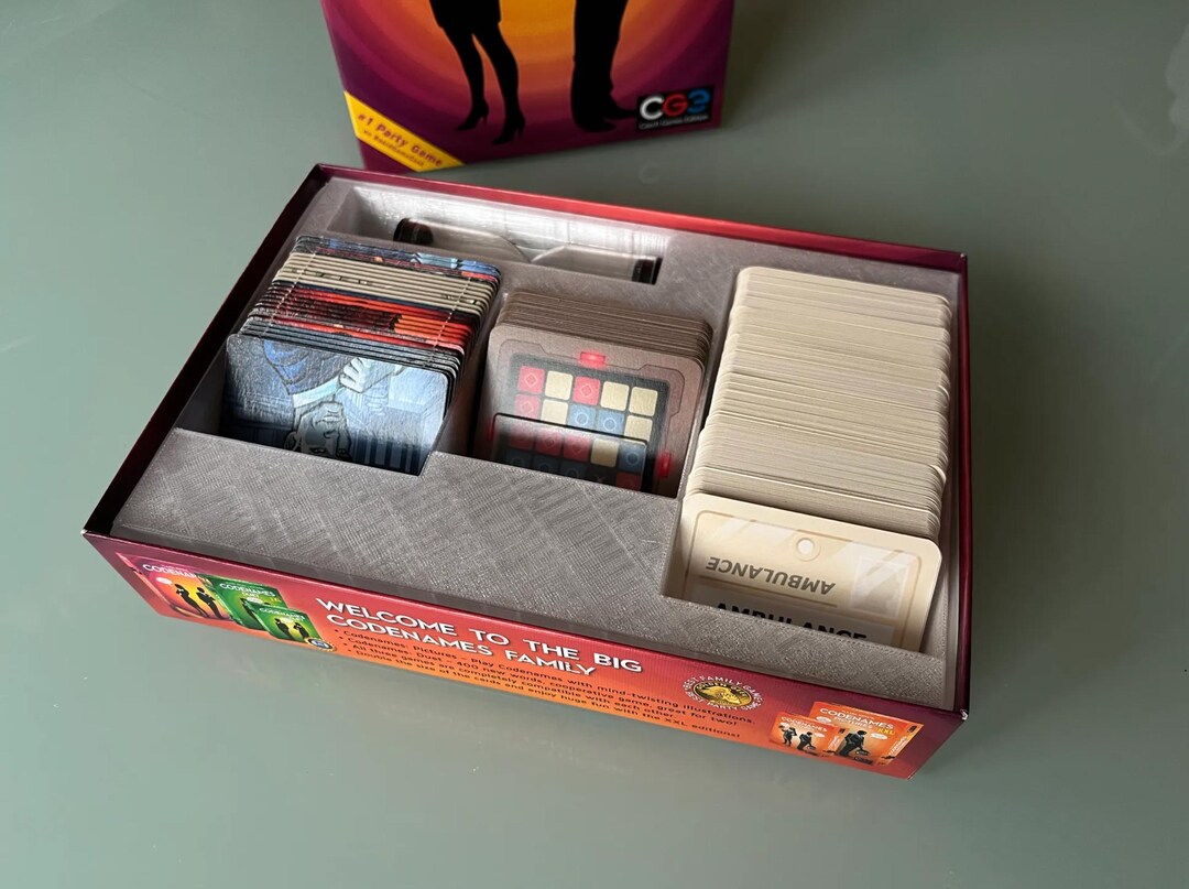 Codename Board Game Insert for Retail Box - Etsy