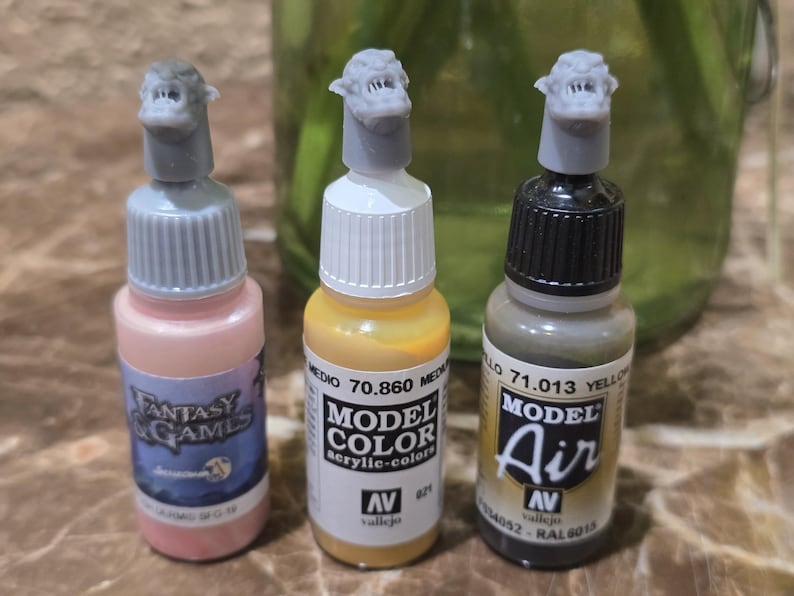 Orc Mini Face Topper: Army Painter Speedpaint 2.0 / Fanatic, Vallejo ...