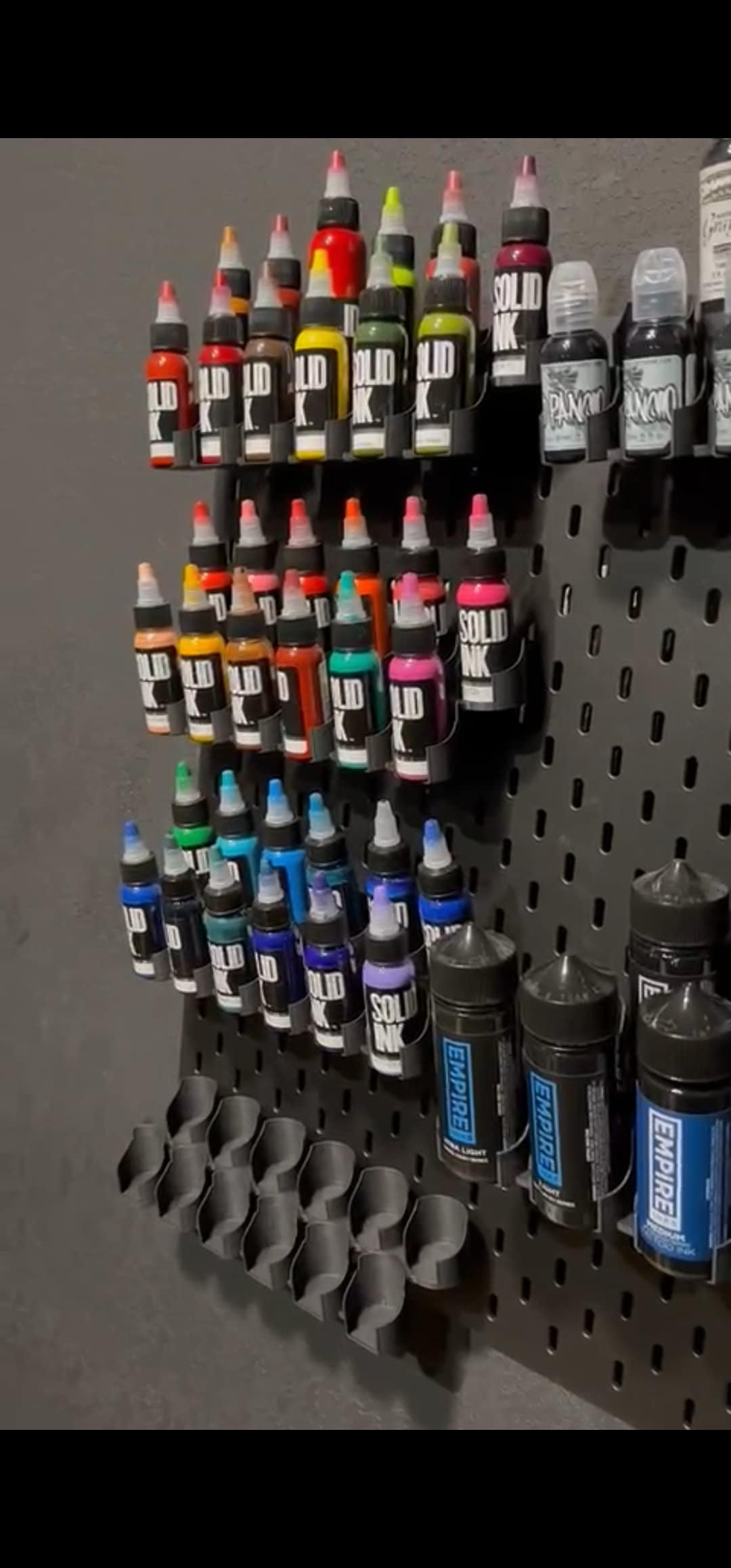 Tattoo Ink Holders for Ikea Skadis, Multiple Sizes: Eternal, Fusion ...