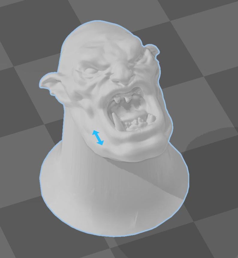 Orc Mini Face Topper: Army Painter Speedpaint 2.0 / Fanatic, Vallejo ...