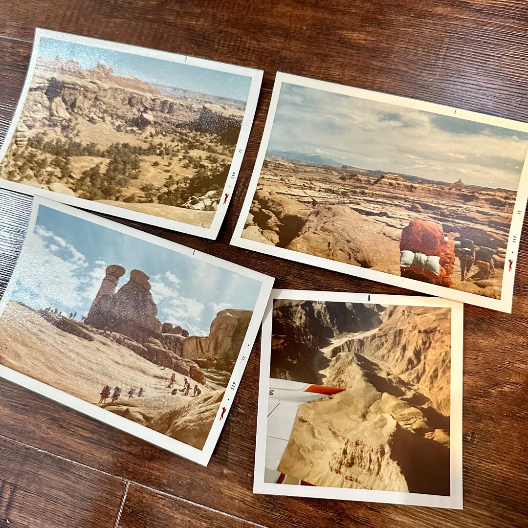 ORIGINAL Vintage Canyon Hiking Photos, Desert Canyon Photography ...