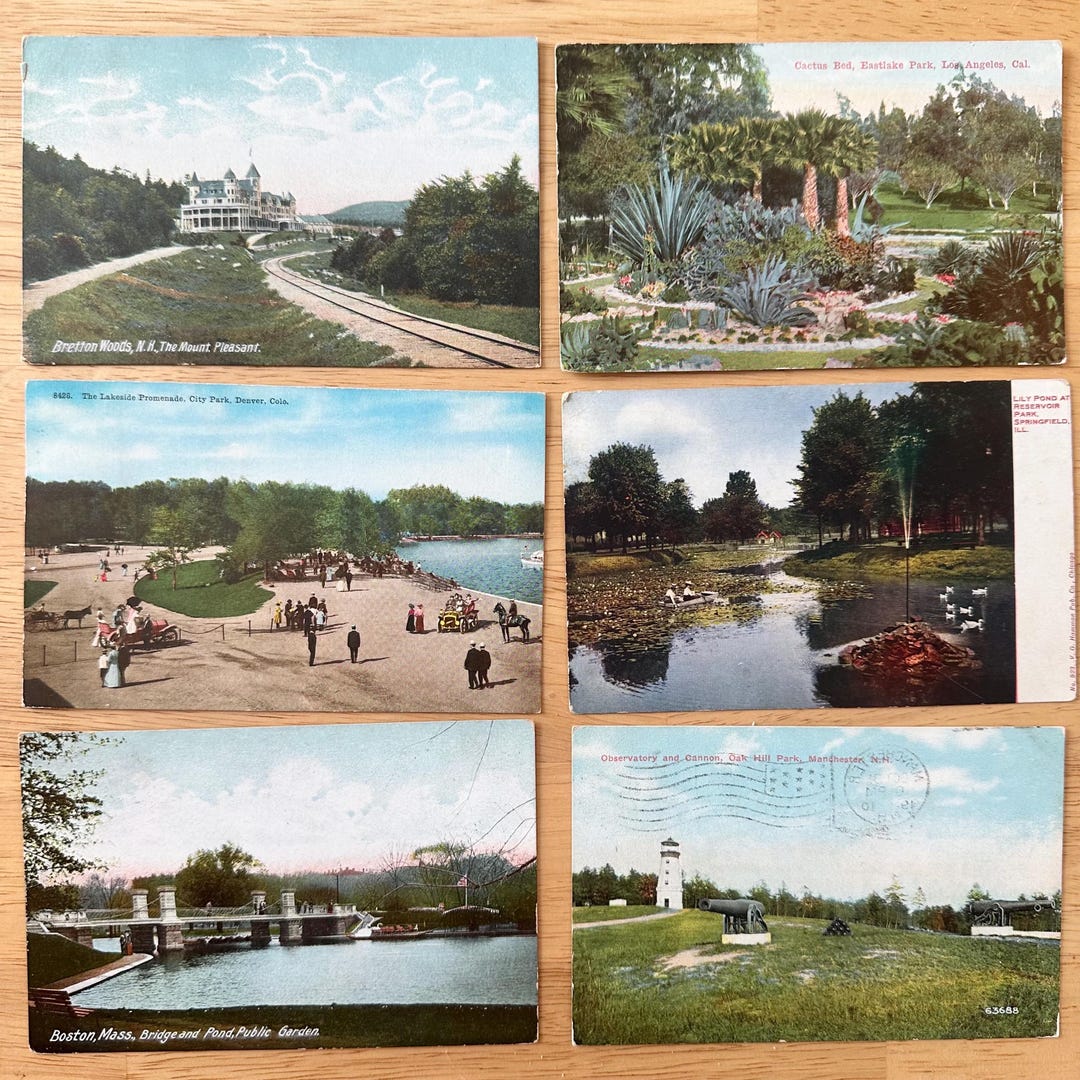AS SHOWN Set of 6 Early 1900s Postcards, Antique Postcards, Set of Old ...