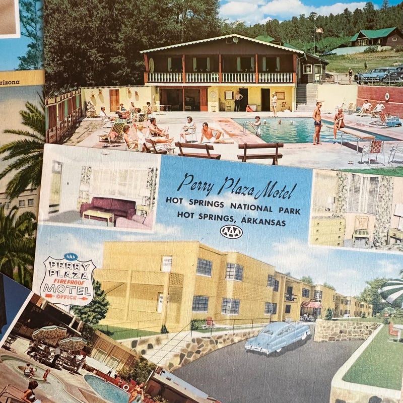 Motel Postcards - Etsy