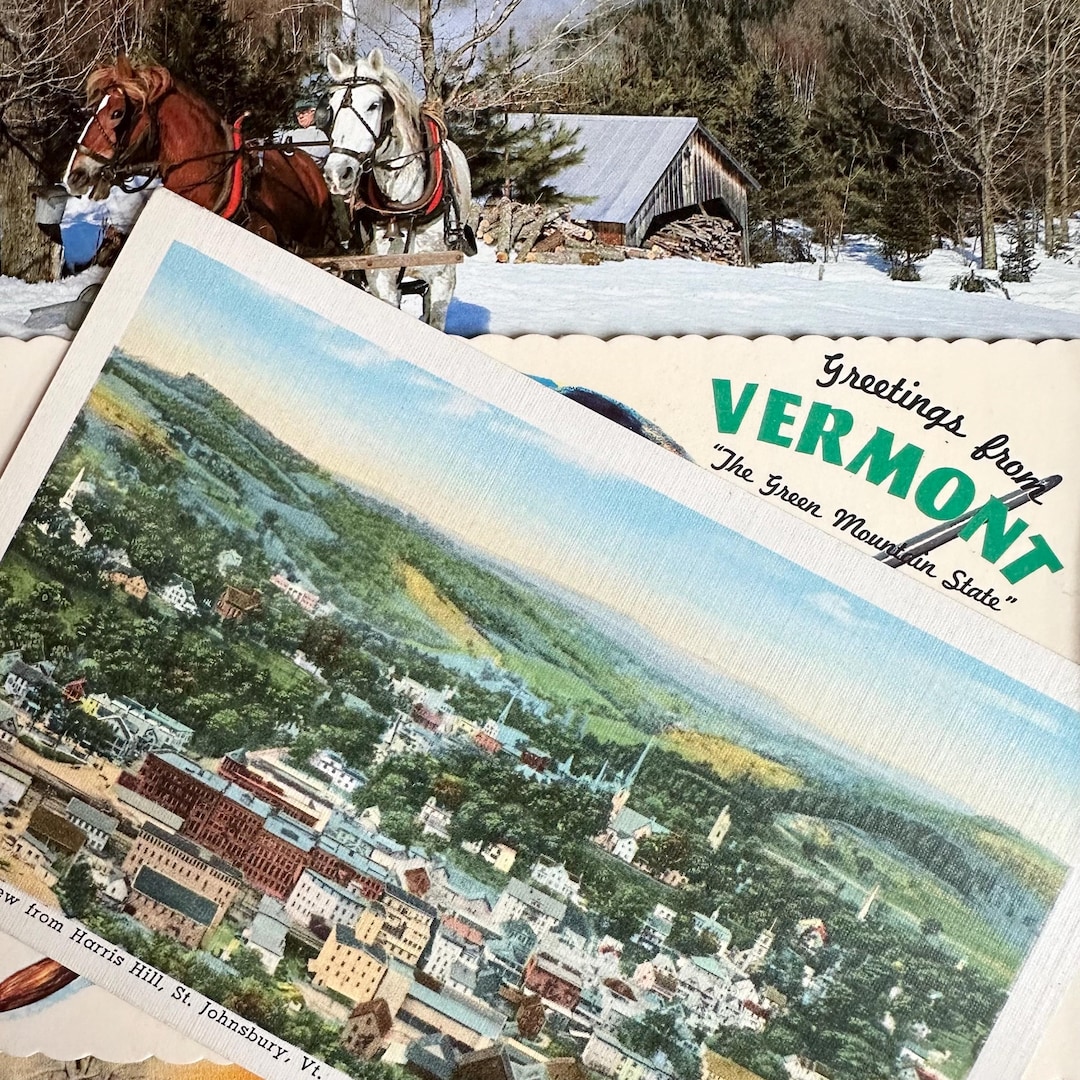 Vintage Vermont Postcard Sets - Etsy