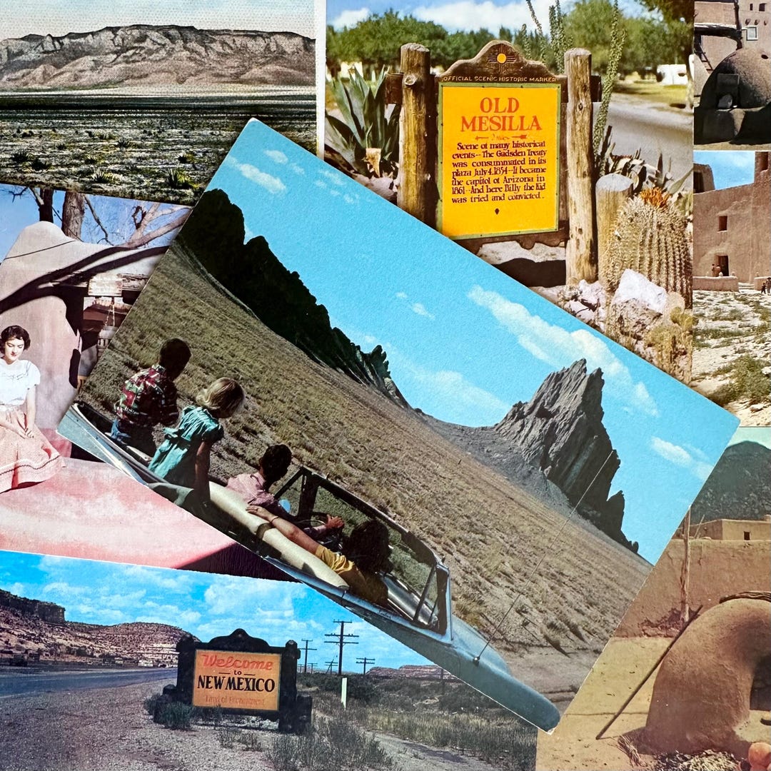 Vintage New Mexico Postcard Set: Unique Desert Travel Souvenirs - Etsy