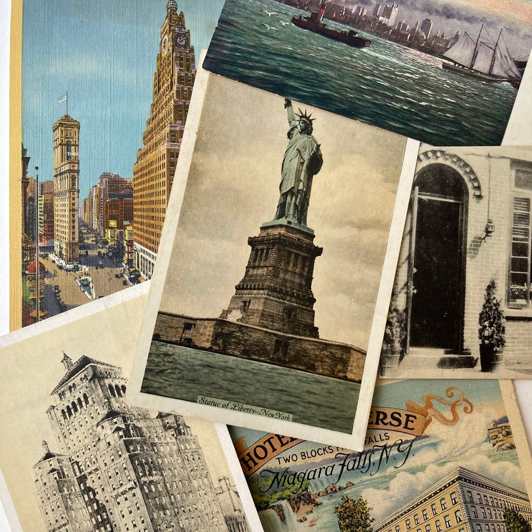 Vintage New York State and NYC Postcard Sets - Etsy