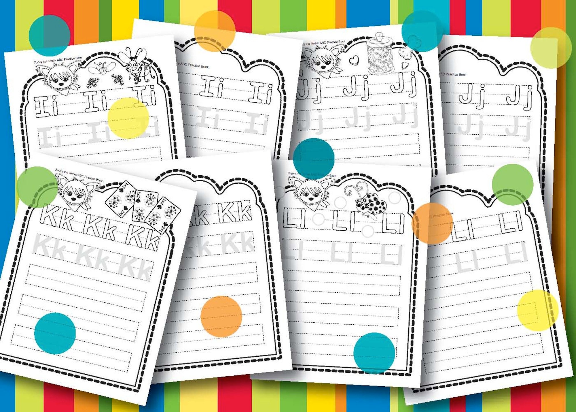 Zooky the Terrier ABC Practice Kit - Etsy