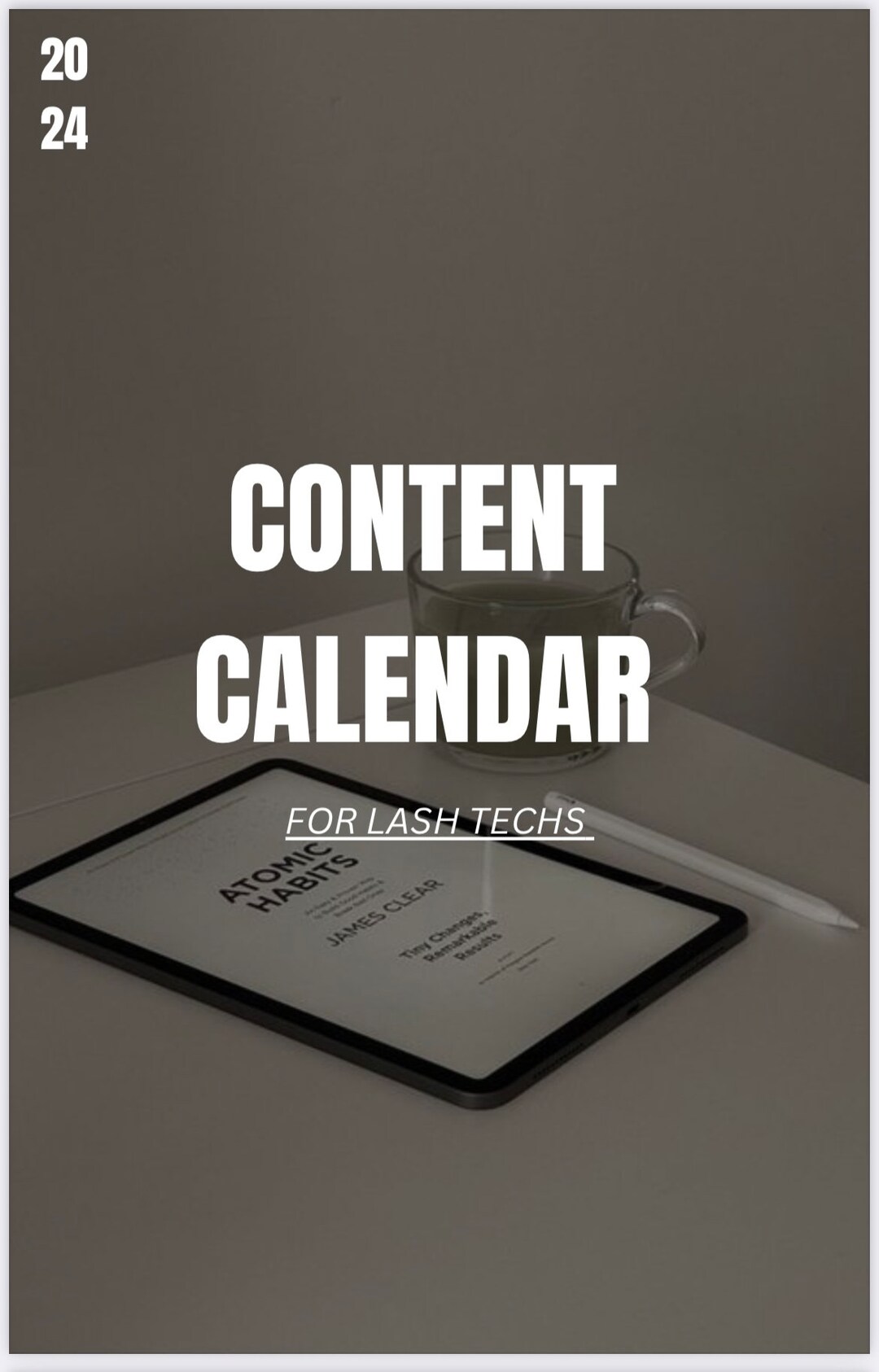 Lash Artist 90 Day Content Calendar - Etsy