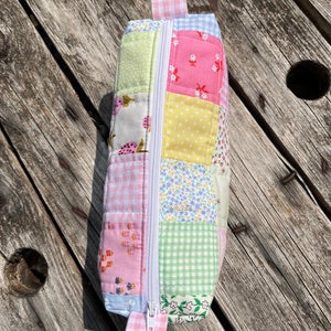 Handmade Patchwork Pencil Case / Make up Bag - Etsy