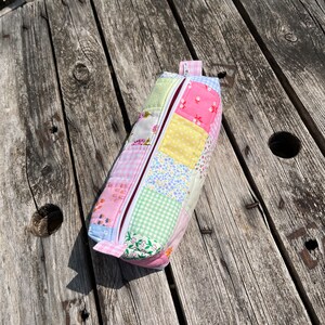 Handmade Patchwork Pencil Case / Make up Bag - Etsy